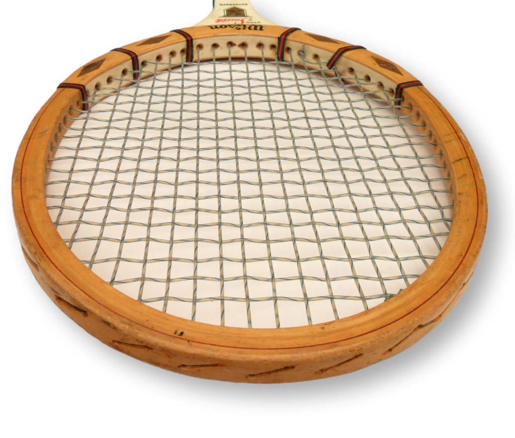 Wilson Stan Smith Autograph Wooden Tennis Racquet with Wooden Press ...